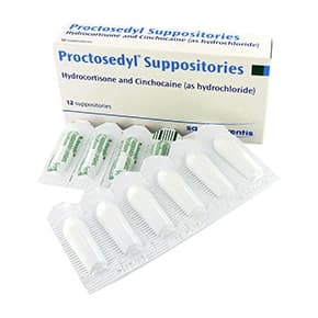 Proctosedyl zur Behandlung von Hämorrhoiden inkl. Rezept