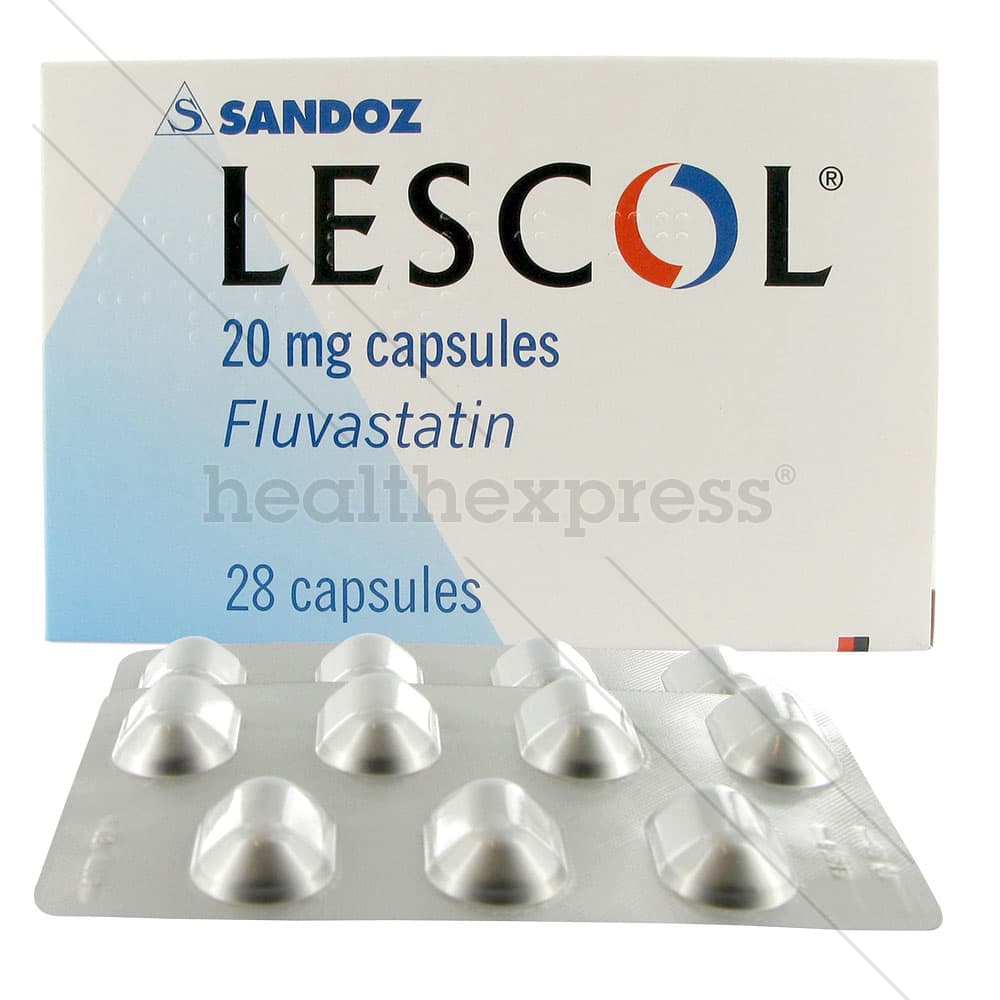 ᐅ Lescol • Effektiv behandling af forhøjet kolesterol • HealthExpress®