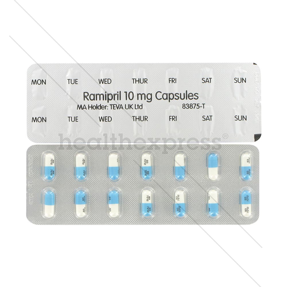 ᐅ Ramipril • kapsler imod forhøjet blodtryk • HealthExpress®