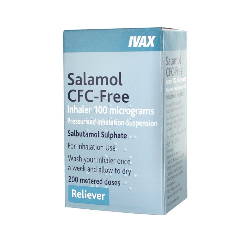 ᐅ Salbutamol • Astma inhalator online • HealthExpress®
