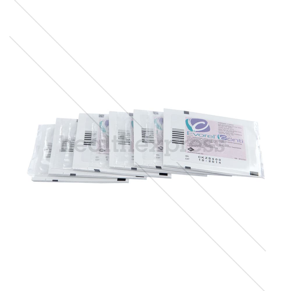ᐅ Evorel Conti • Effektive hormonplastre • HealthExpress®