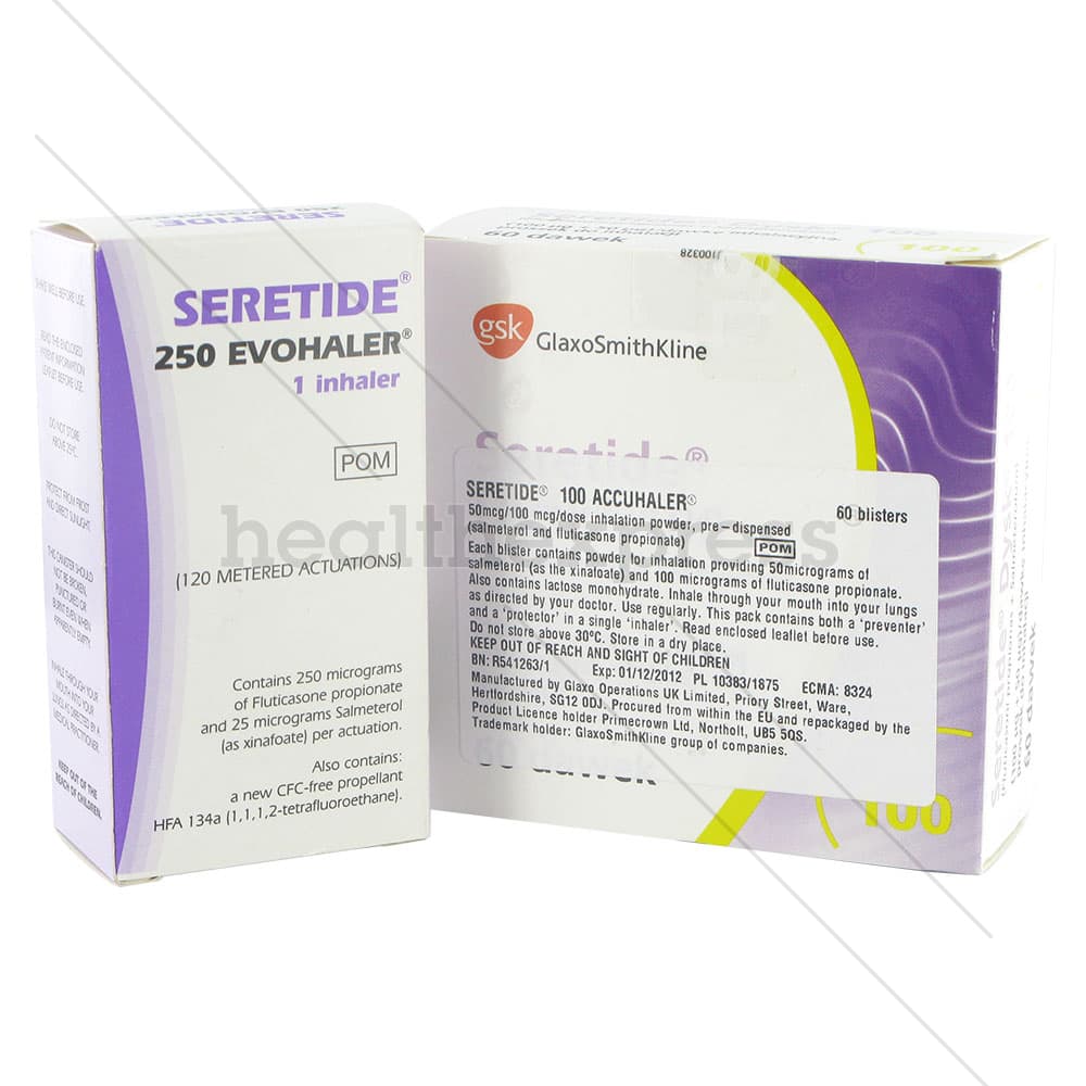 Acheter Seretide en ligne contre l'asthme | Livraison 24h