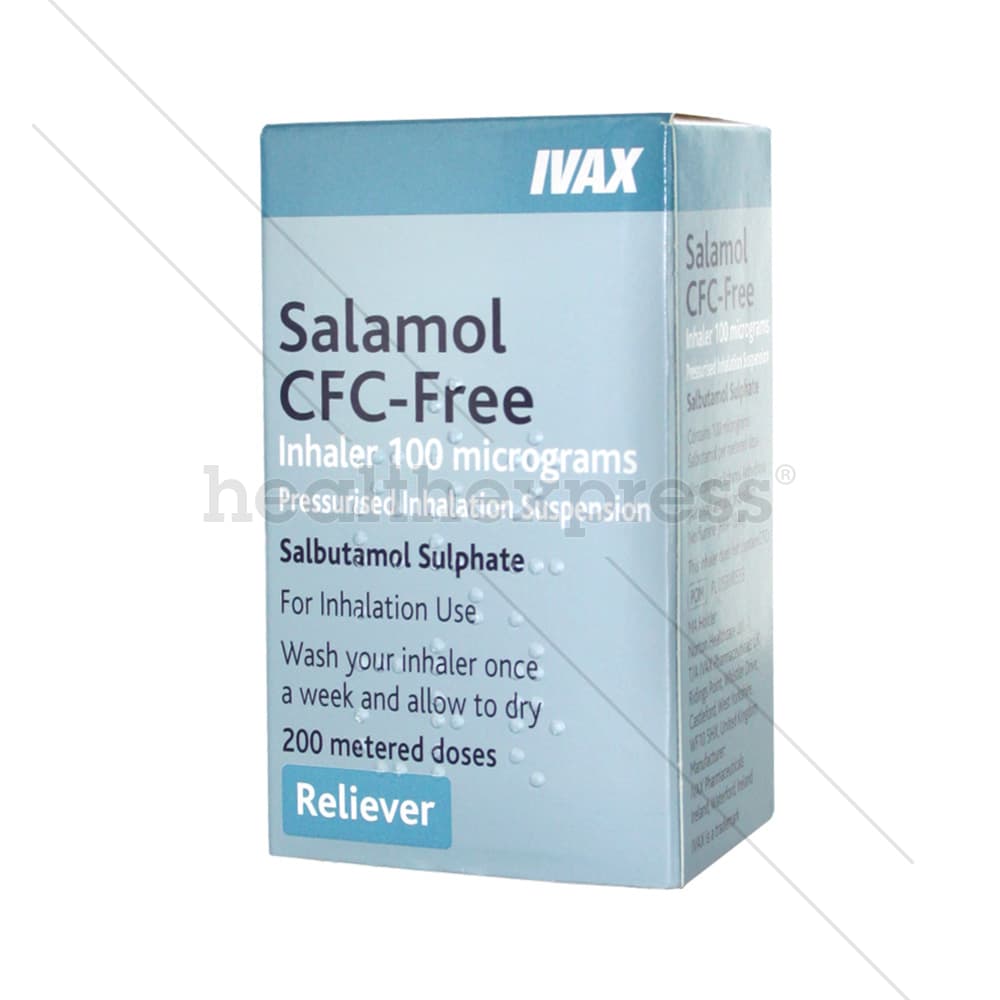 ᐅ Buy Salamol CFC-Free Inhaler Online • HealthExpress® UK