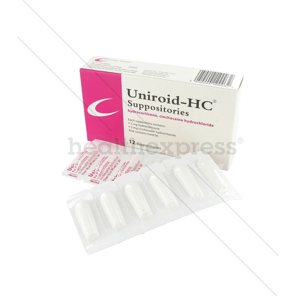 ᐅ Buy Uniroid HC Ointment & Suppositories • HealthExpress® UK